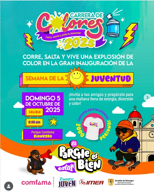 Carrera de los colores 2025 en Travesía Deportiva - El calendario ...