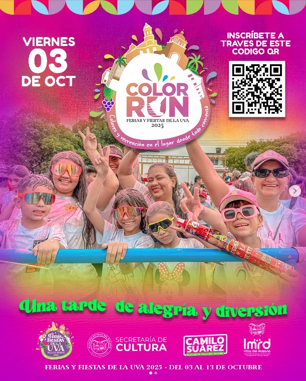 Color Run de las Ferias y Fiestas de la Uva en Travesía Deportiva - El ...